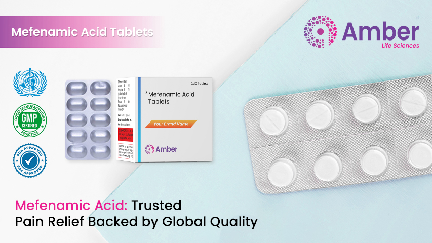 Mefenamic Acid for Pain Relief | Amber Lifesciences